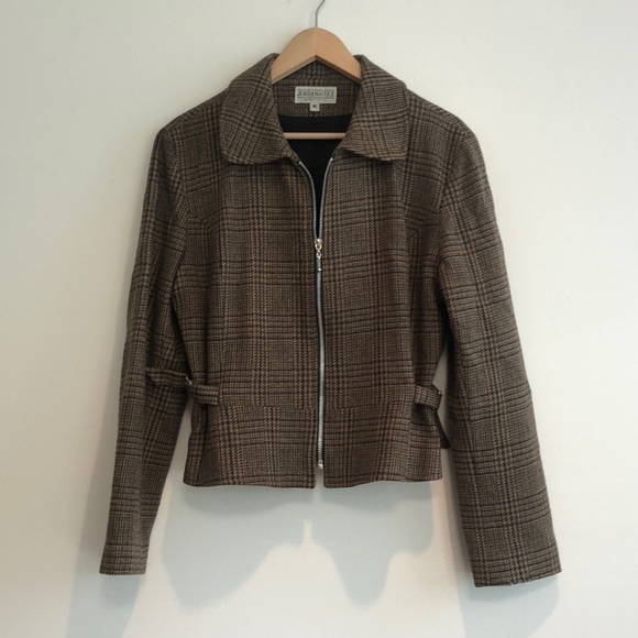 jordan & cole | Jackets & Coats | Vintage Wool Zip Up Jacket Jordan ...